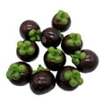 10pcs Simulated Mangosteens Foam Fake Mangosteens Simulations Fruit ...