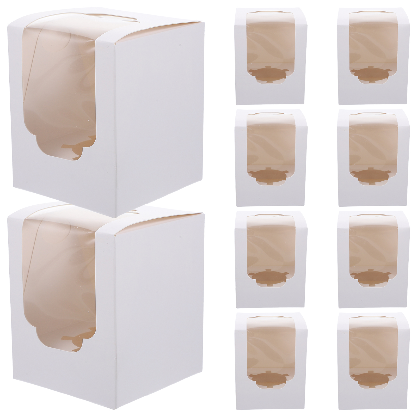 WOFASHPURET Paper Cake Cases Birthday Party Hotel Use 10Pcs 9.2X9 ...