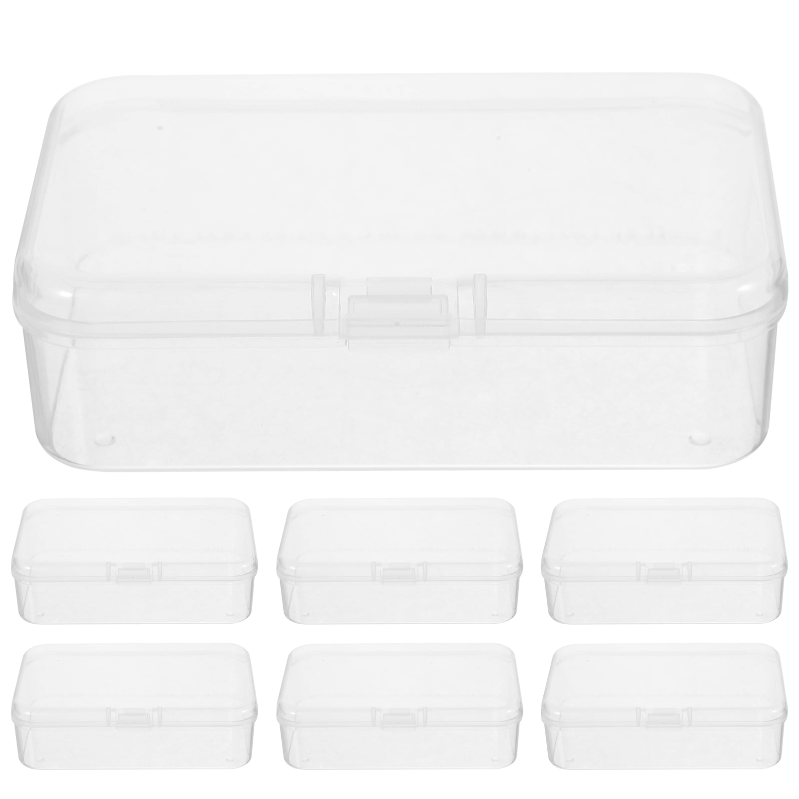 Raindrops Transparent Plastic Bead Organizer Box Set 10 Pcs Storage ...