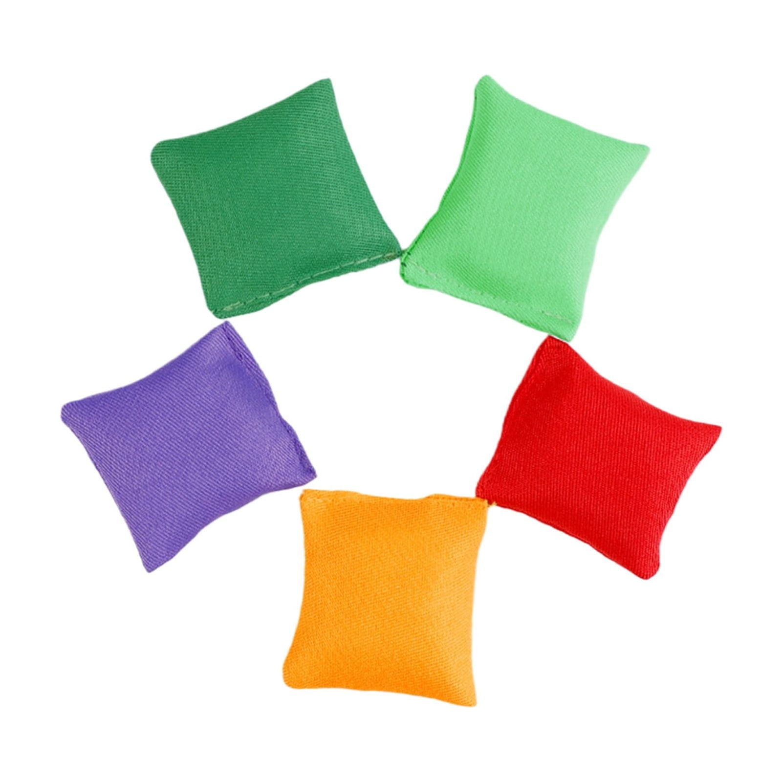 10pcs Small Sandbags Toy with Canvas Fabric and Plastic Filling ...