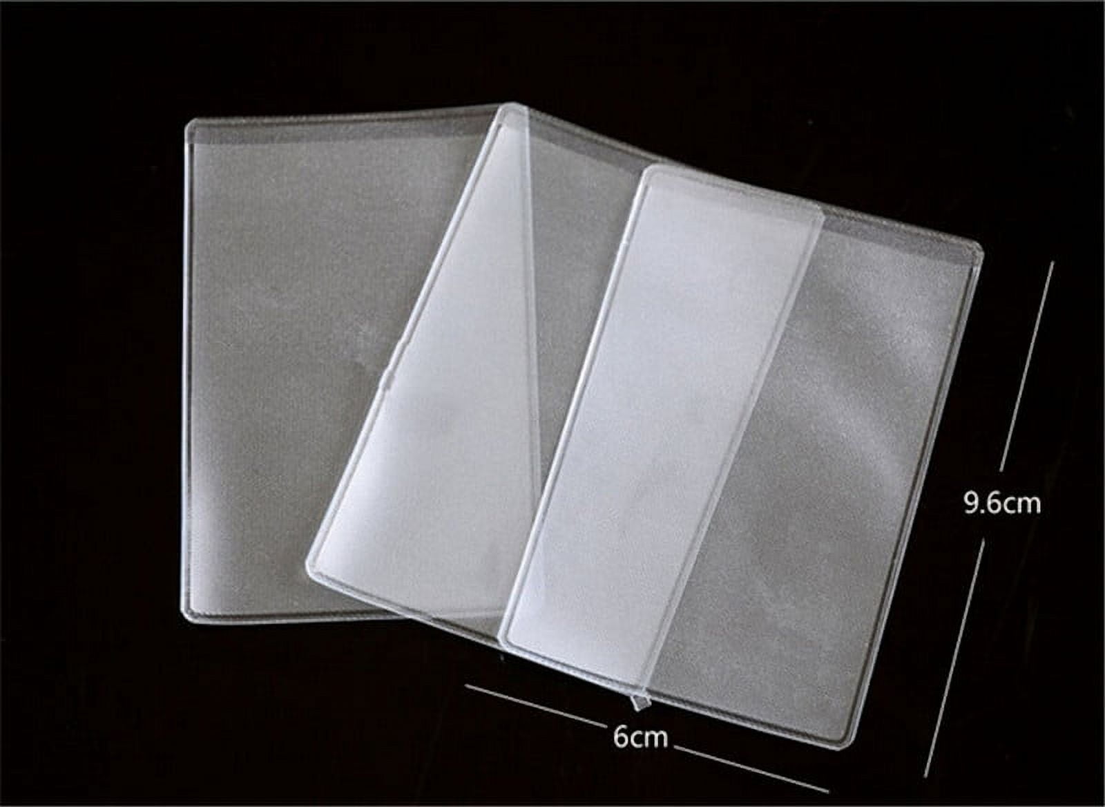 10pcs Soft Plastic Clear Credit Card Sleeves Protectors Dustproof ...