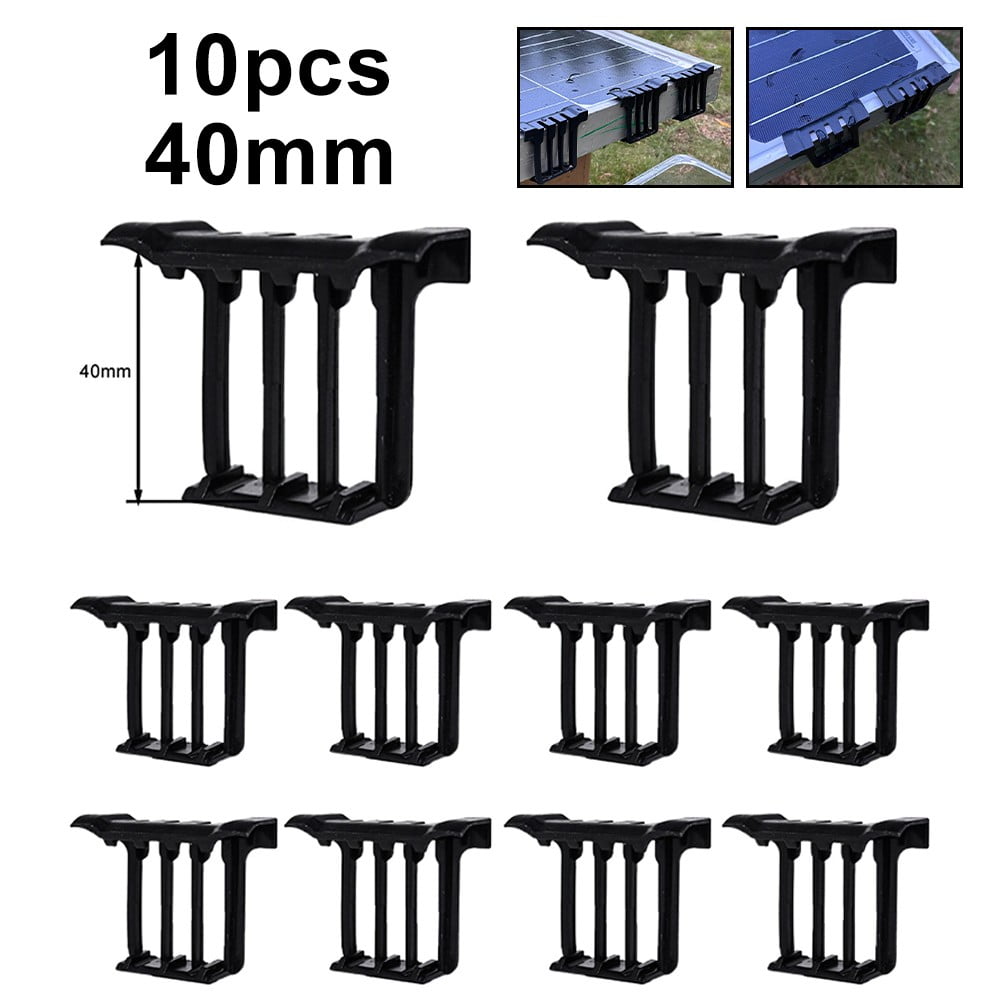 10pcs Solar Water Drainage Diversion Clip Solar Panel Water Drain ...