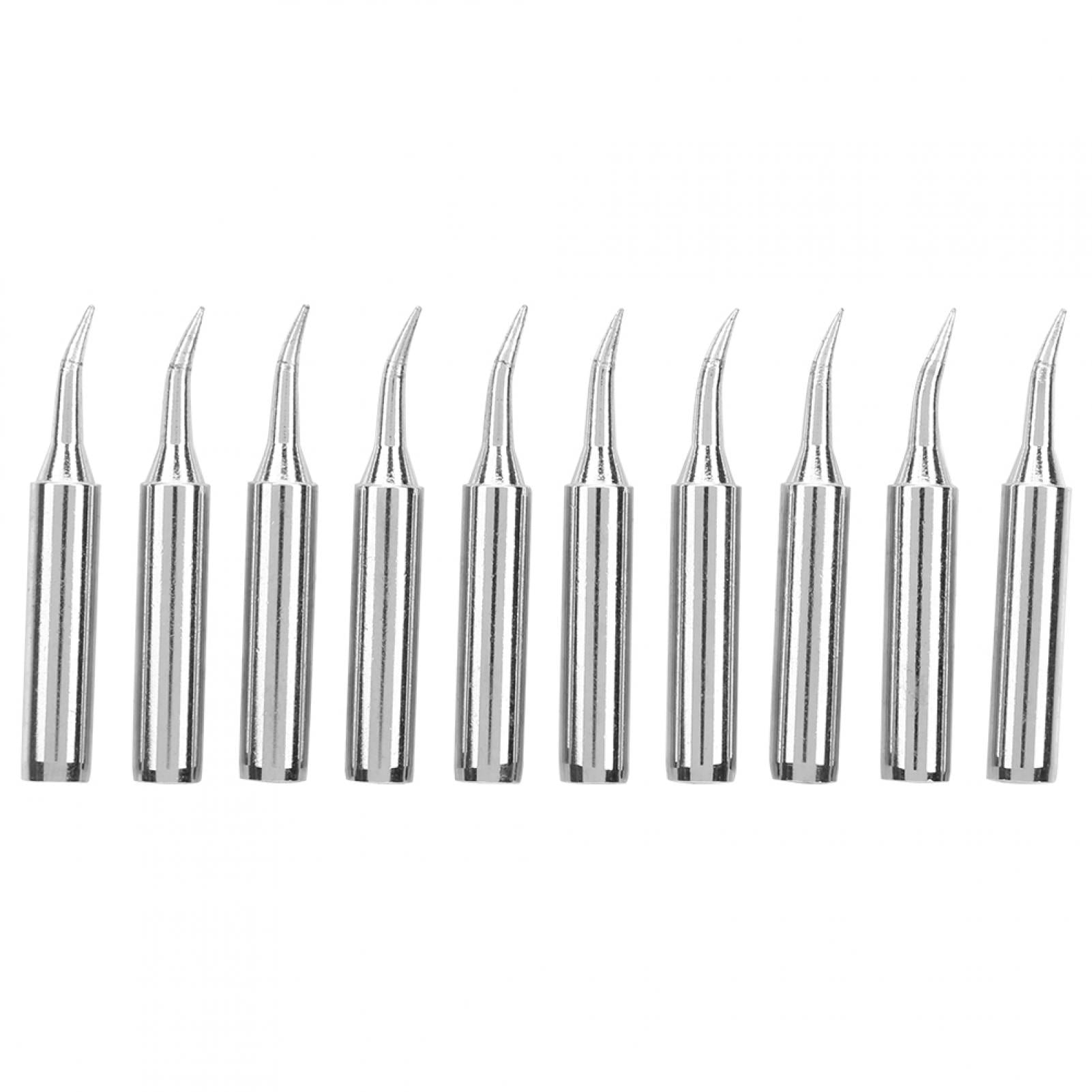 10pcs Solder Iron Tip Set, 900M-T-Bent, Brass Internal Heating, Lead ...