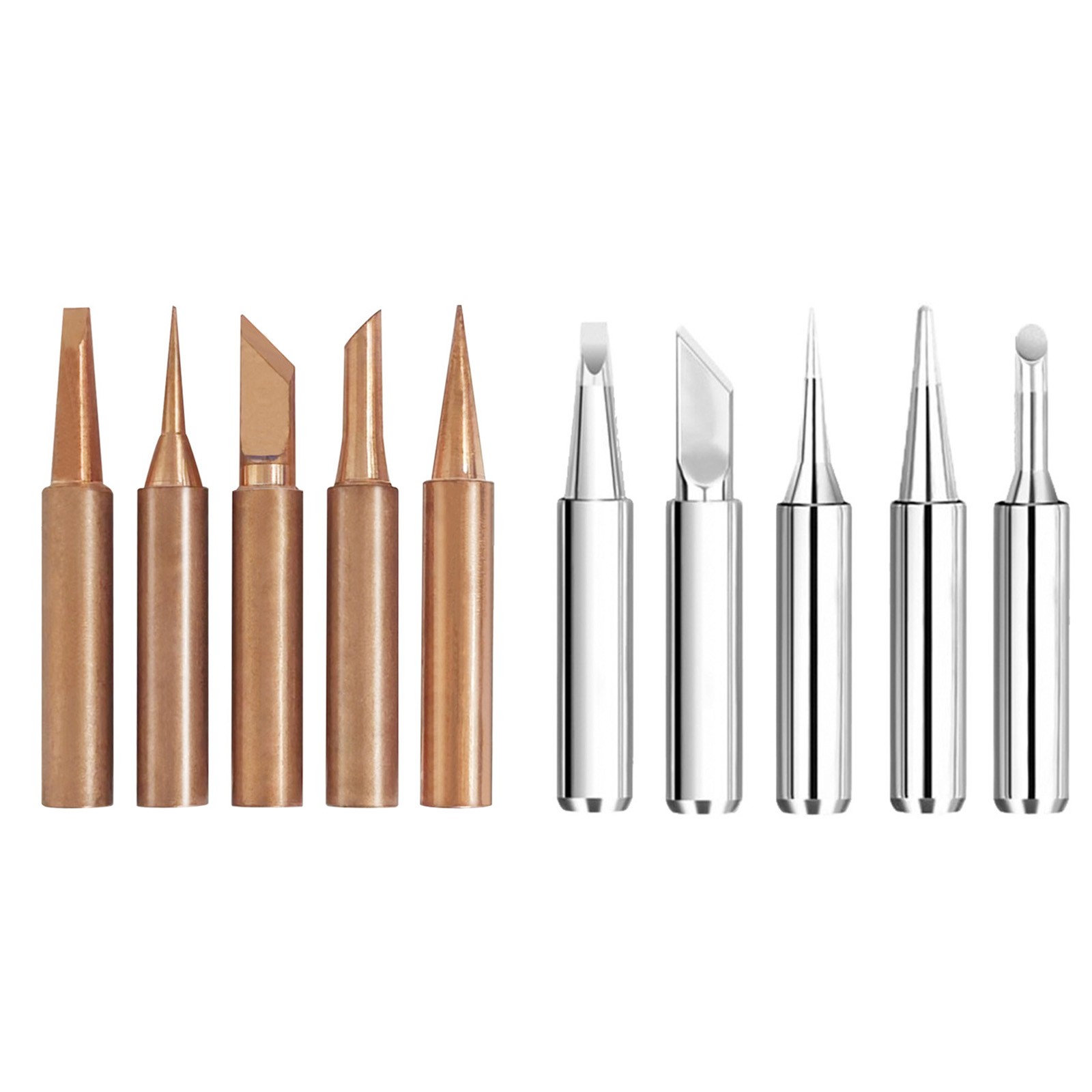 10pcs Soldering Iron Tips Set C900M Soldering Iron Head Replacement 936 ...