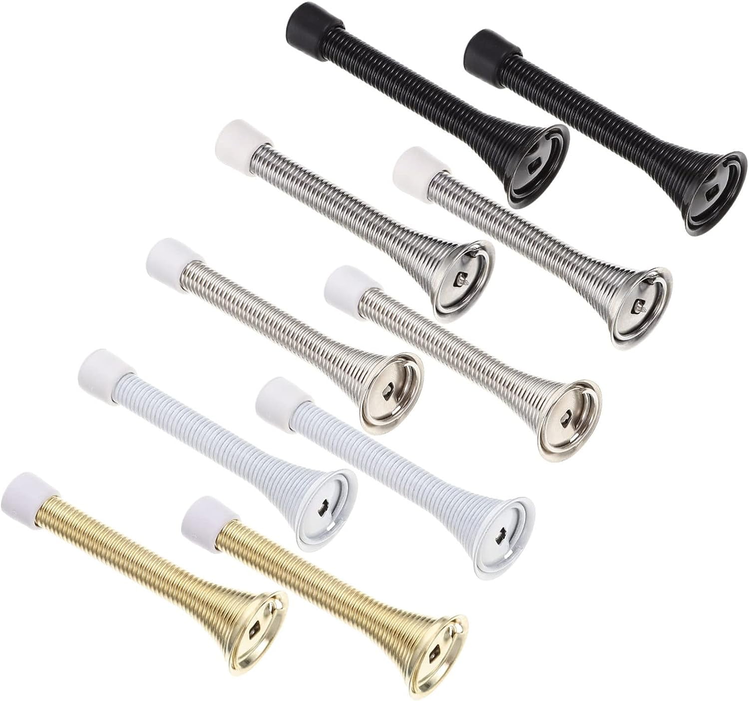 10pcs Spring Door Stop Door Lock Stopper Metal Door Stopper Metal Door ...
