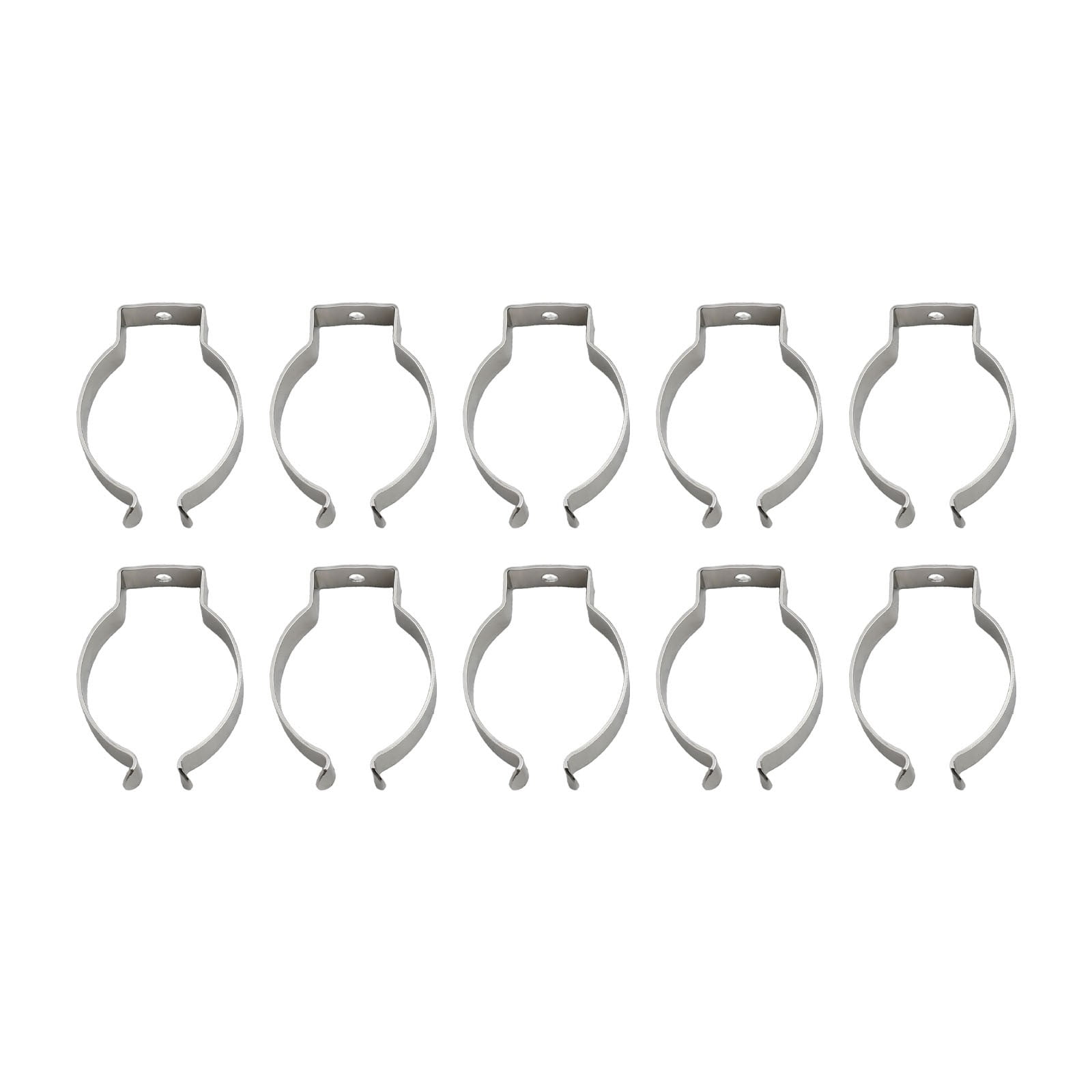 10pcs Spring Terry Clips Open Type Spring Steel Tool Clips Heavy Duty ...