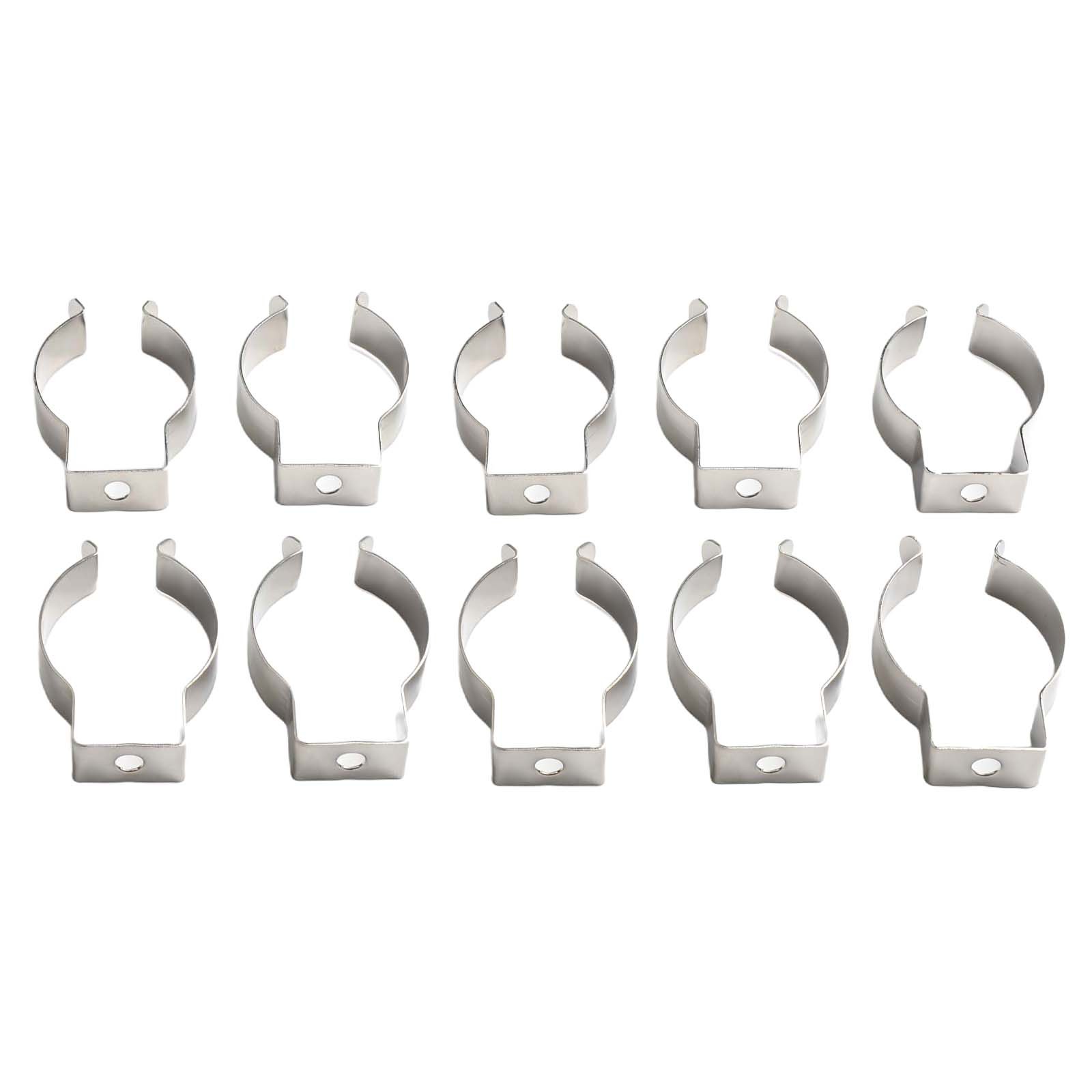 10pcs Spring Terry Clips Open Type Spring Steel Tool Clips Heavy Duty ...