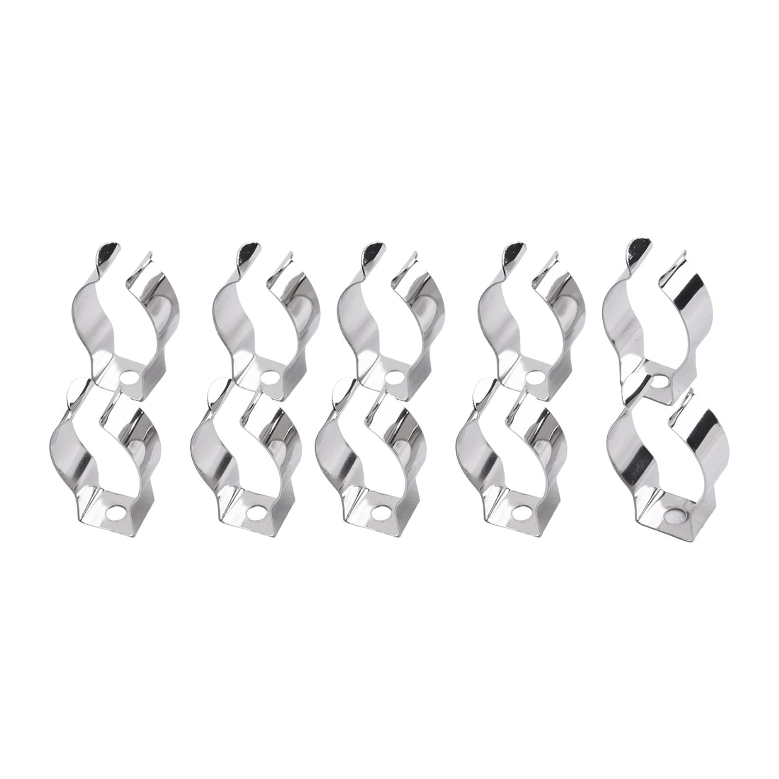 10pcs Spring Terry Clips Stainless Steel Narrow Base Tool 6mm-35mm ...