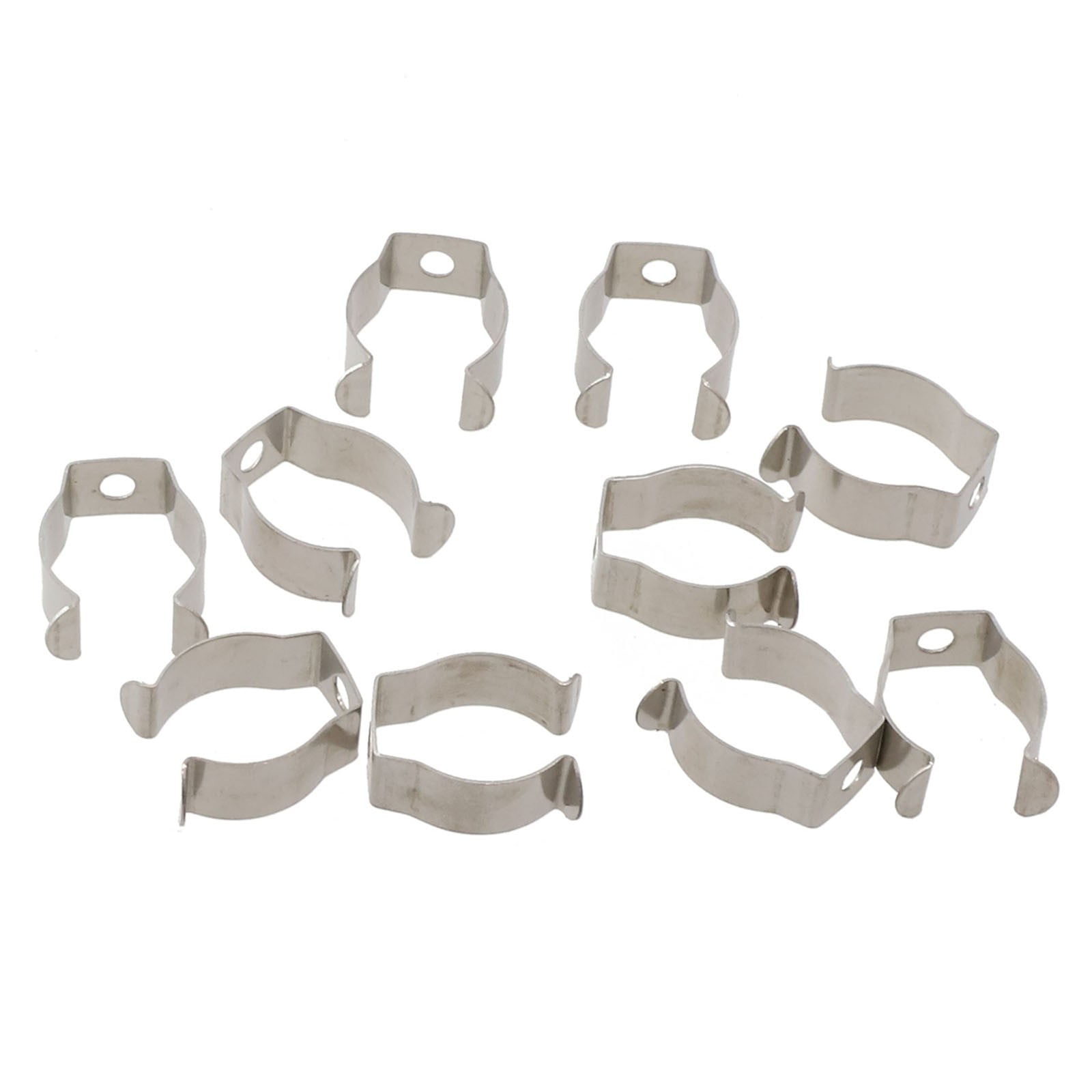 10pcs Spring Terry Clips Stainless Steel Narrow Base Tools 6mm-28mm ...