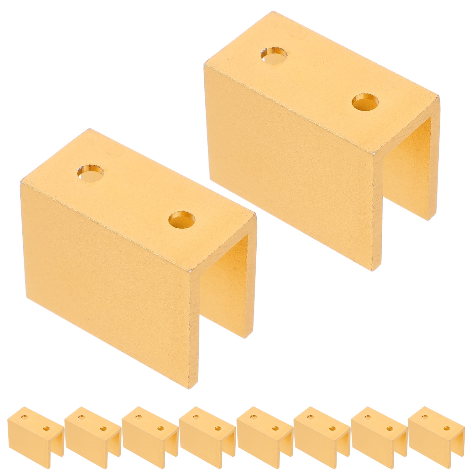 10 Pcs Adjustable Bracket Marble Glass Sandwich Panel - Walmart.com