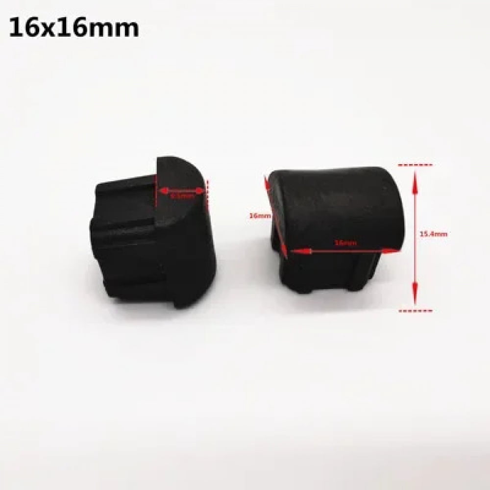 10pcs Square Plastic pipe inner plug Dust cover Steel tube Blanking End ...