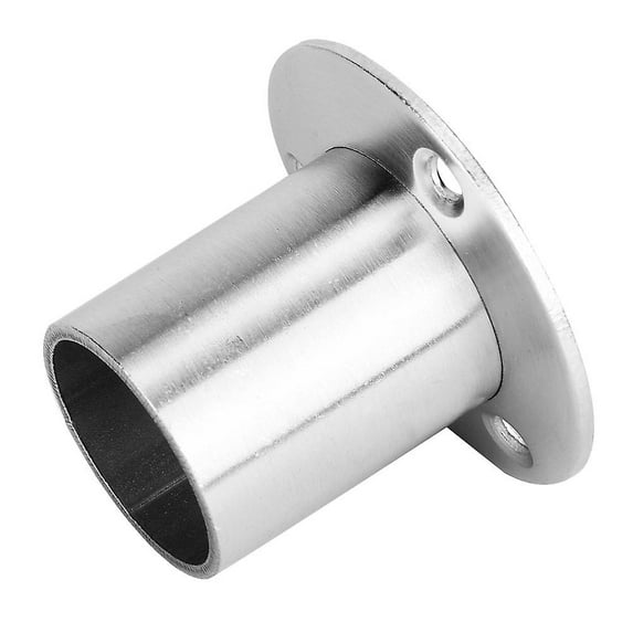 10pcs Stainless Steel 25mm Cloth Flange Socket Rod Holder Thicken ...