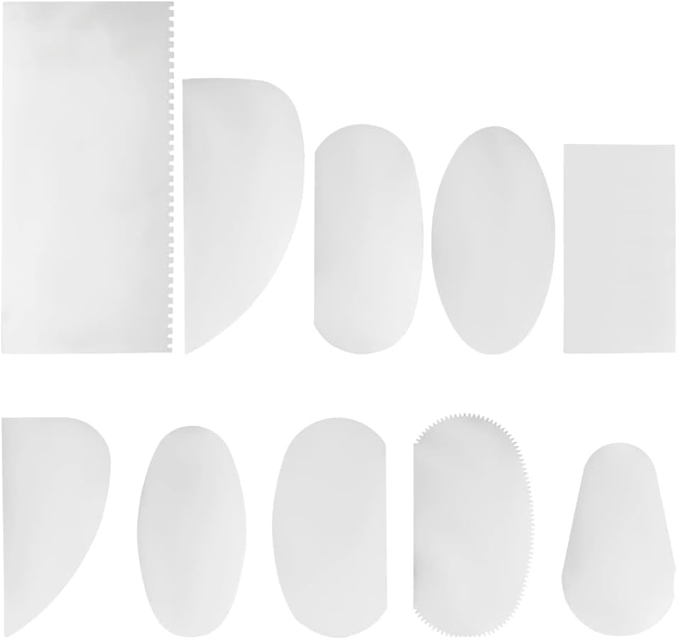 about 10pcs Stainless Steel Clay Tools Set 10 Styles Serrated Scraper ...