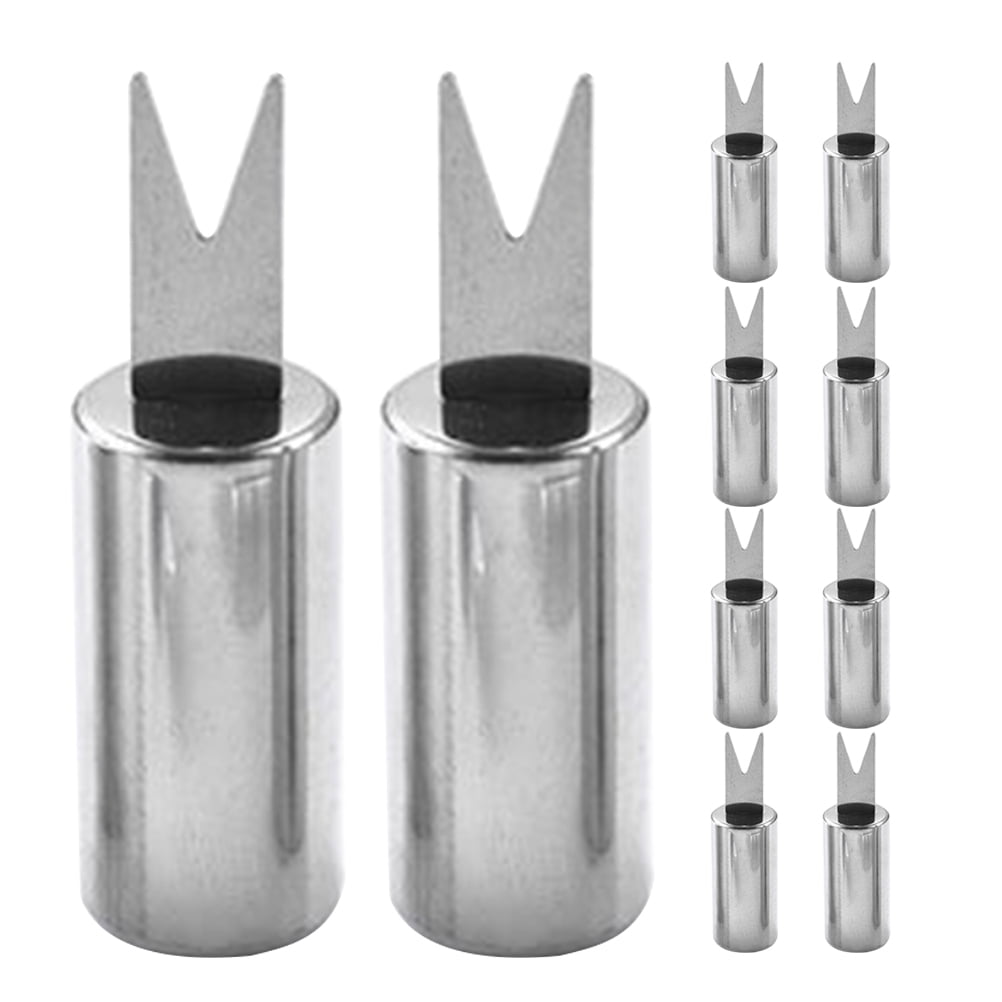 10pcs Stainless Steel Corn Holders Corn on The Cob Skewers for BBQ Corn ...