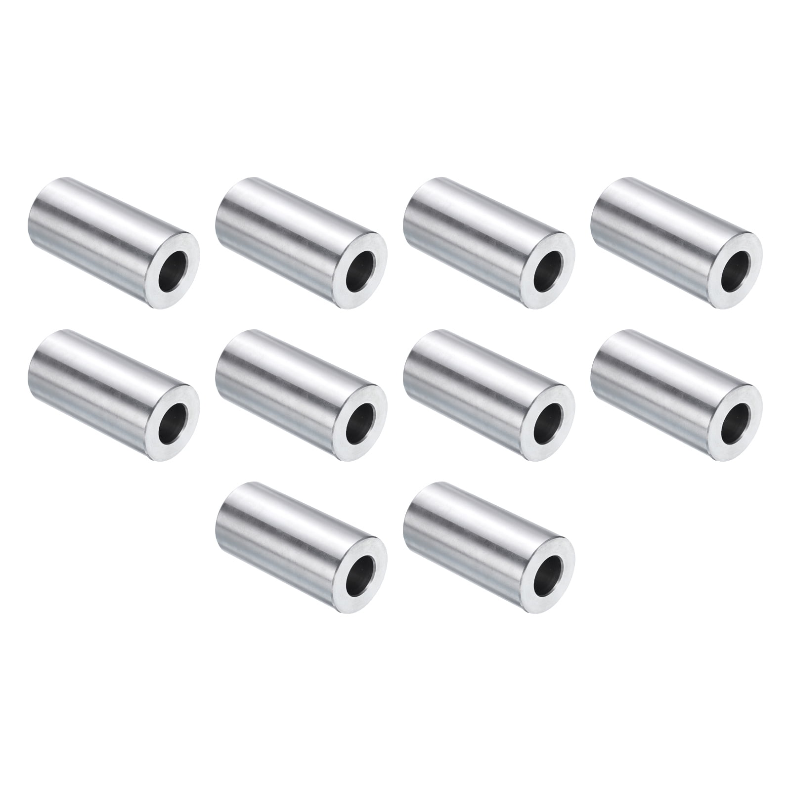 10pcs Stainless Steel Spacer 1/2 " Bore x 1" OD x 2" Length Screw ...