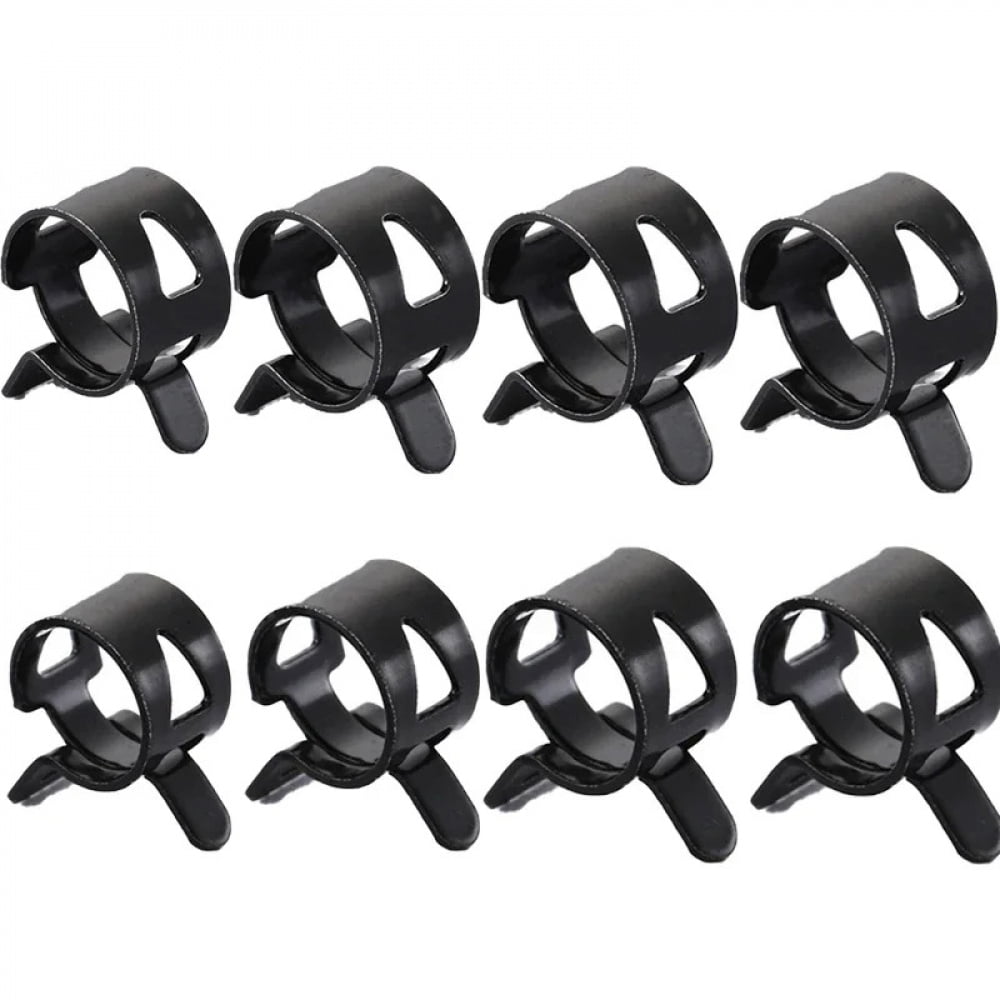 10pcs Stainless Steel Spring Hose Clamps 6-22mm Fuel/Water/Air Pipe ...