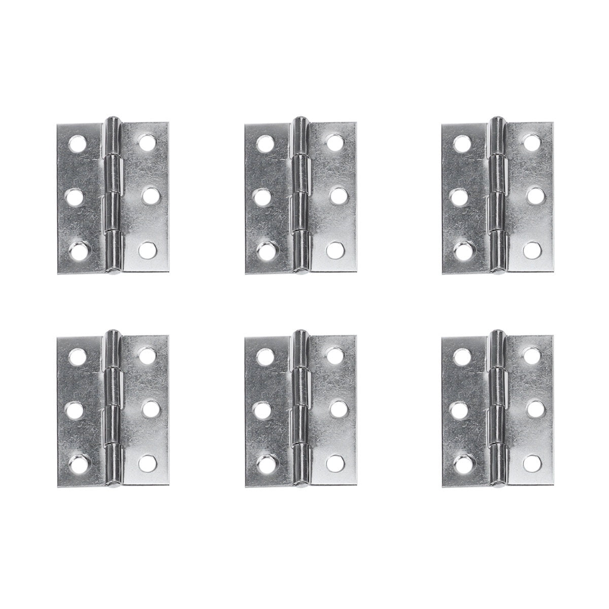 10pcs Stainless Steel Window Cupboard Hinges Connectors Silver ...