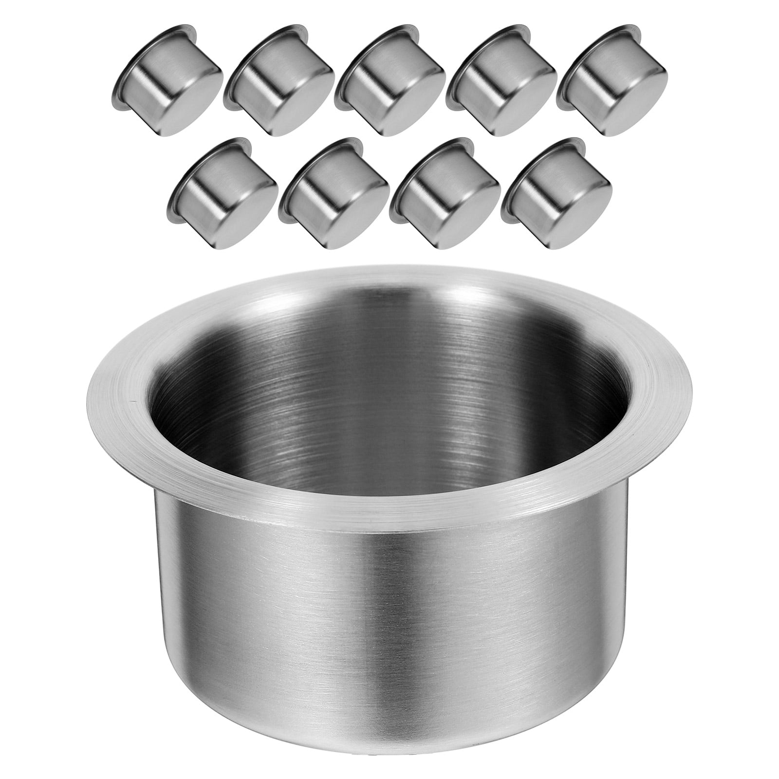 10pcs Standard Stainless Steel Drop-in Cup Holder for Motor Homes Car ...