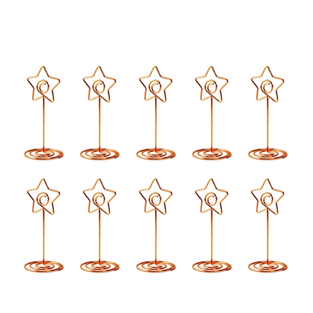 10pcs Star Memo Clip Creative Memo Note Paper Photo Holder Clamps Stand ...