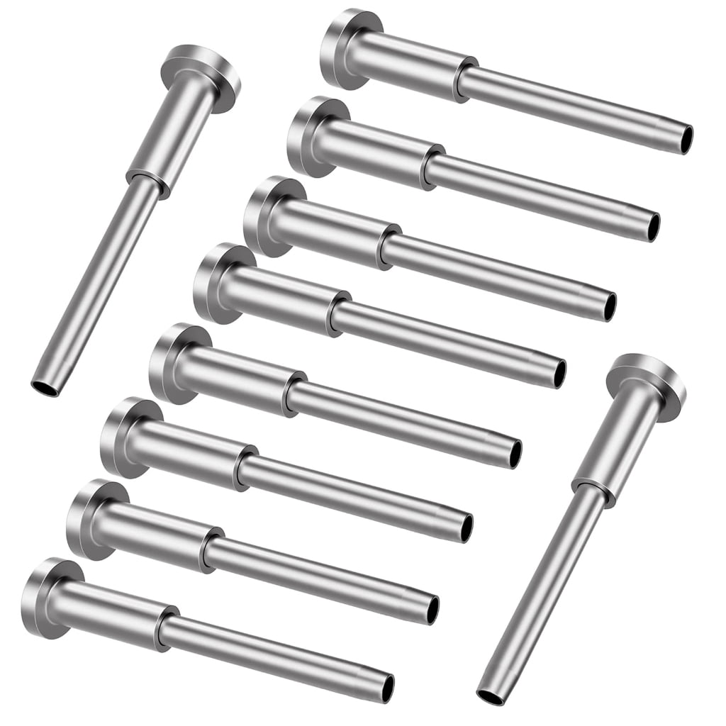 10pcs Steel Invisible Cable Railing set Receiver & Swage Studs End ...