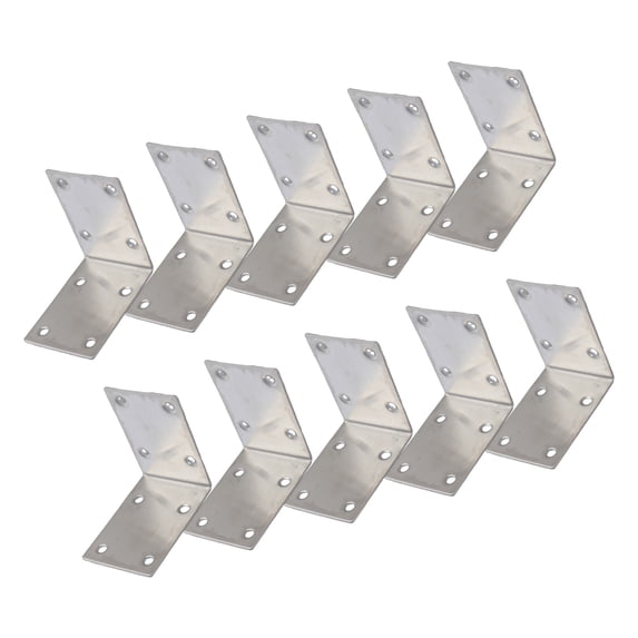 10pcs Steel L Brackets Not rusts Steel Brackets Steel Shelf Brackets ...