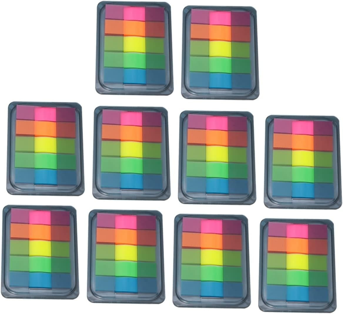 10pcs Sticker Labels Colored Tabs Flags Tabs Page Marker Tabs Mini Note ...
