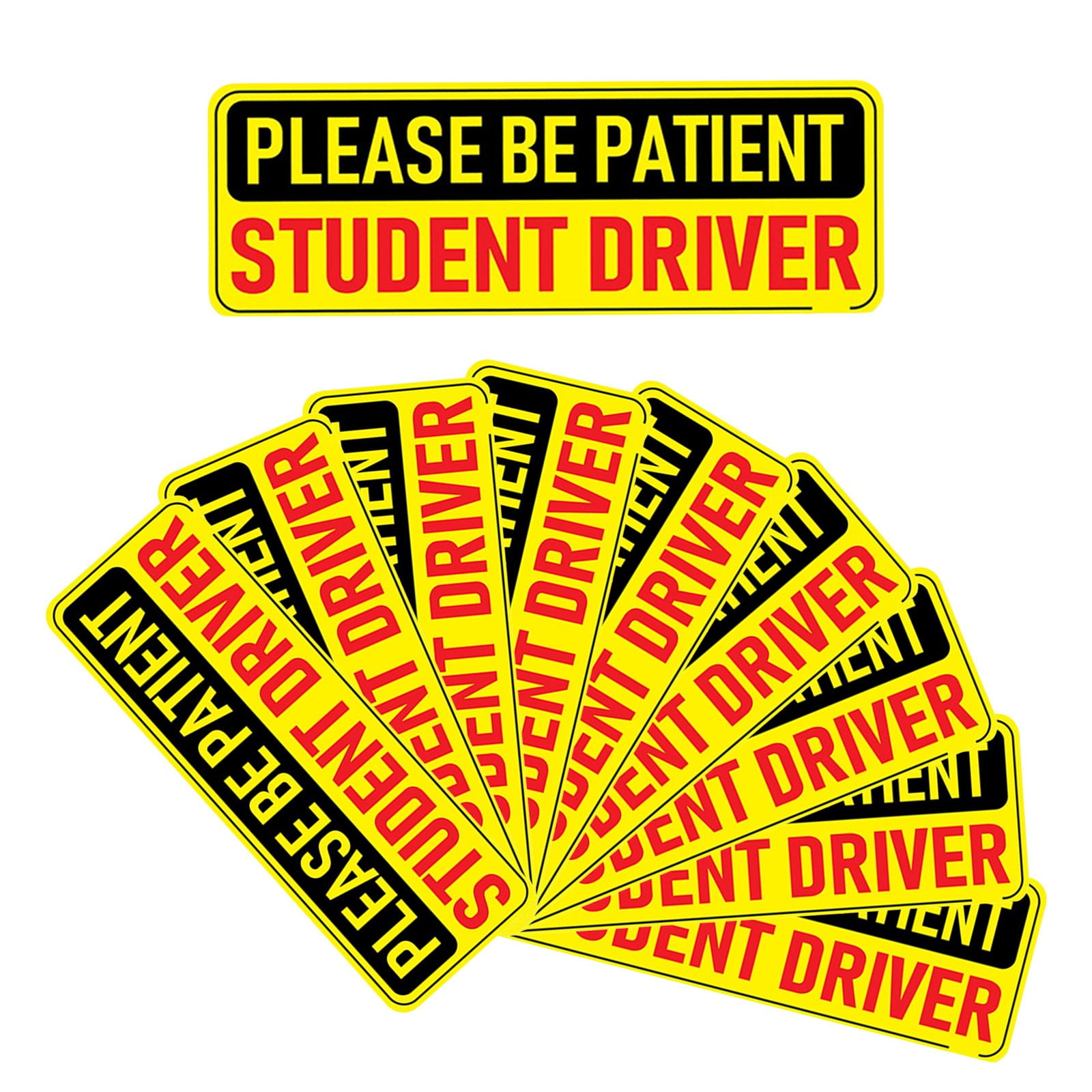 10pcs Student Drive Magnet For Car Please Be Patient Student Driver New ...
