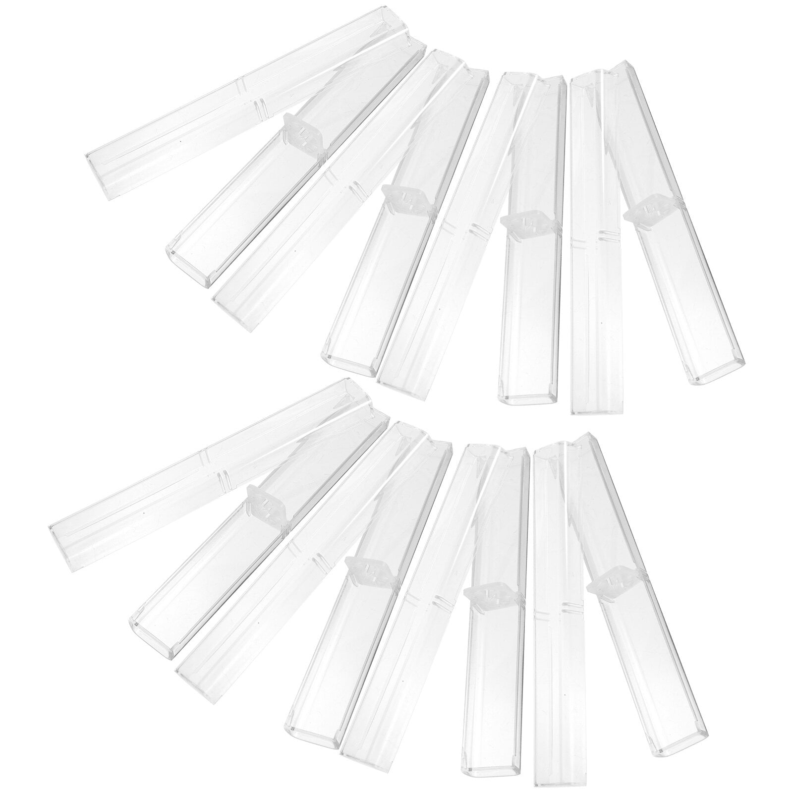 Eease Clear Acrylic Pen Case Gift - 10Pcs Ballpoint Pens Container ...