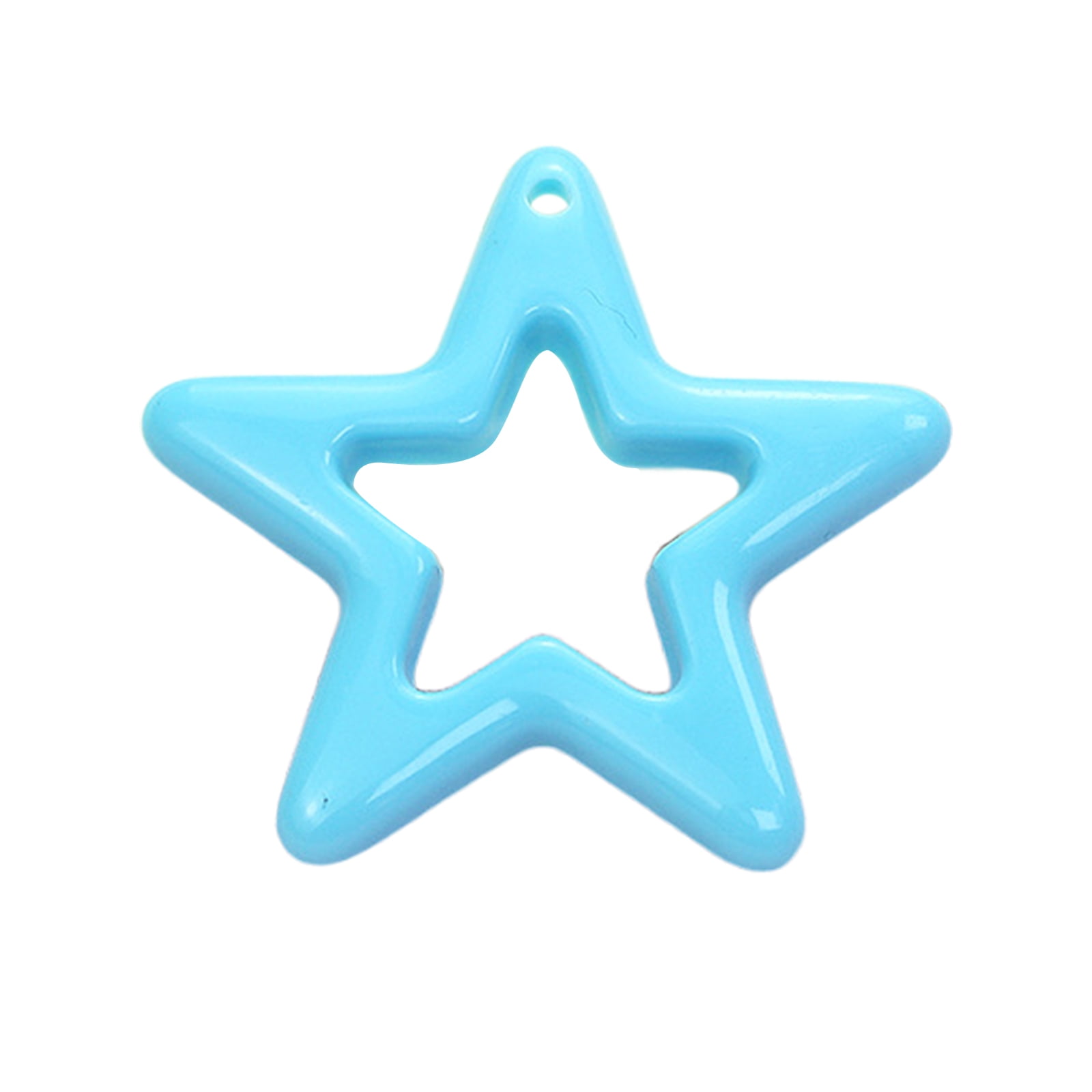 10pcs Stylish Cut Out Star Pendant Handmade Necklace Star Charm ...