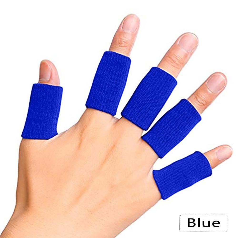 10pcs Support Finger Stretchable Soft Sports Finger Sleeves Arthritis ...