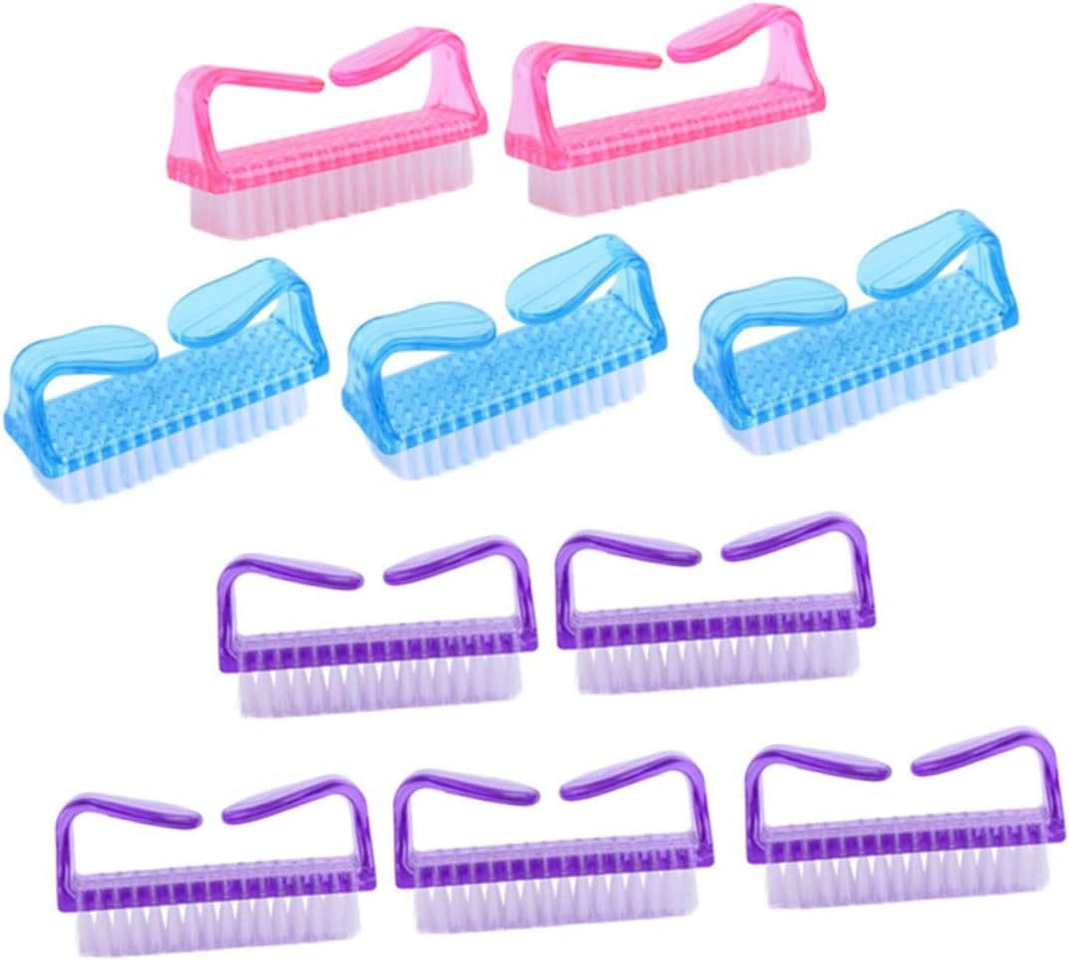 10pcs Sweeping Paint Nubuck Cleaner Nail Scrubber Plastic Cleaner ...