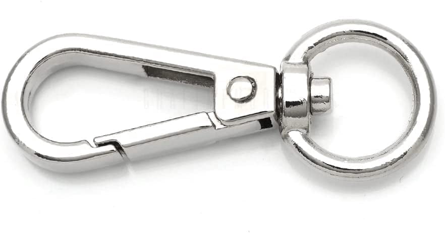 CRAFTME STUDIO Swivel Lobster Clasps Push Gate Snap Hook Bag Clips, 10 ...