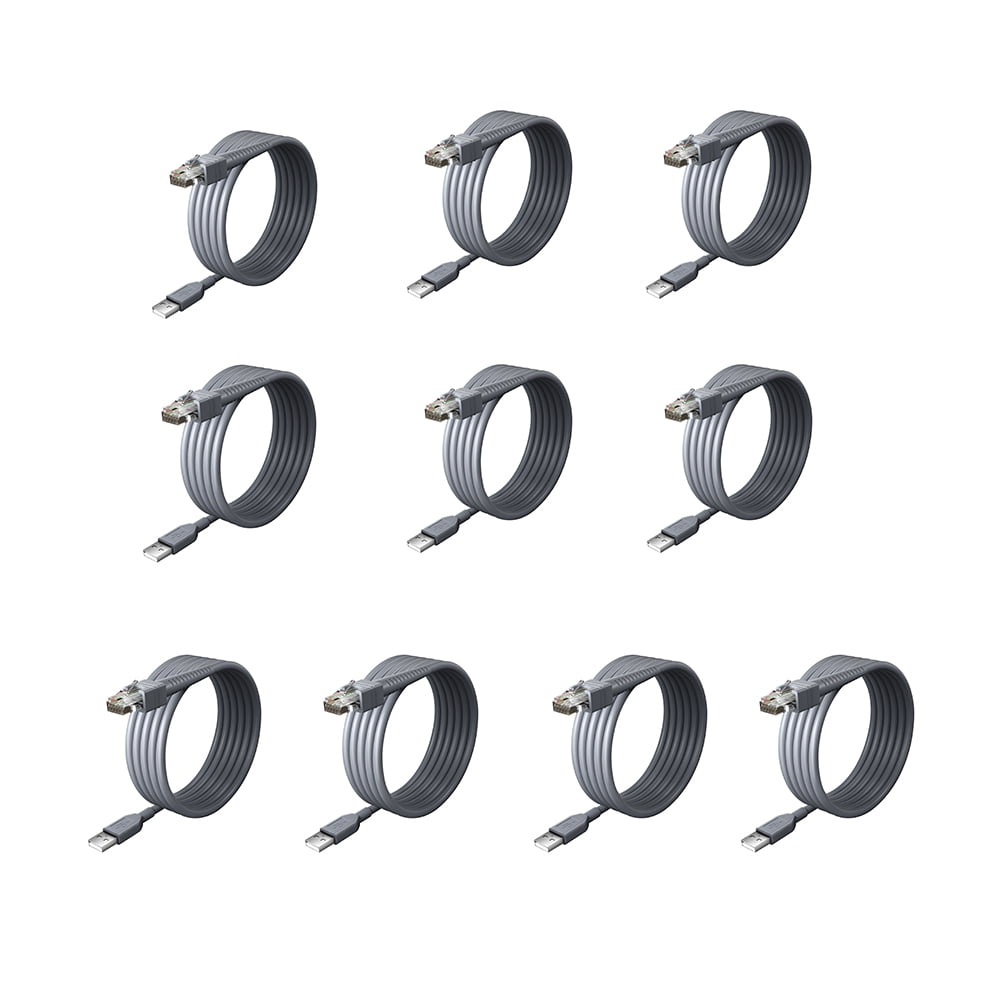 (10pcs) Symbol Ls2208 USB Cable,USB A To Cable For Symbol Ls2208ap ...