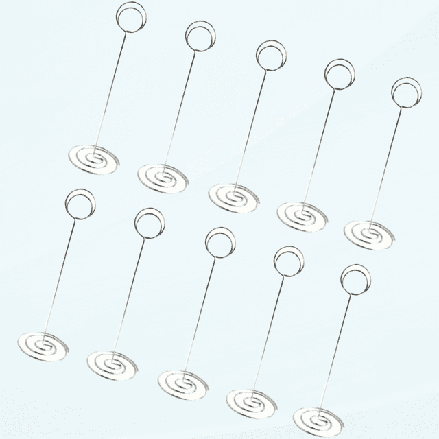 10pcs Table Centerpieces Metal Sign Food Signs Paper Clip Holder ...