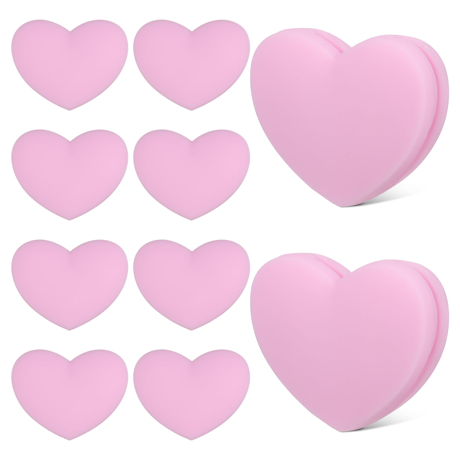 10-Pack Heart Shape Tennis Racket Dampeners Silicone Shock Absorbers ...