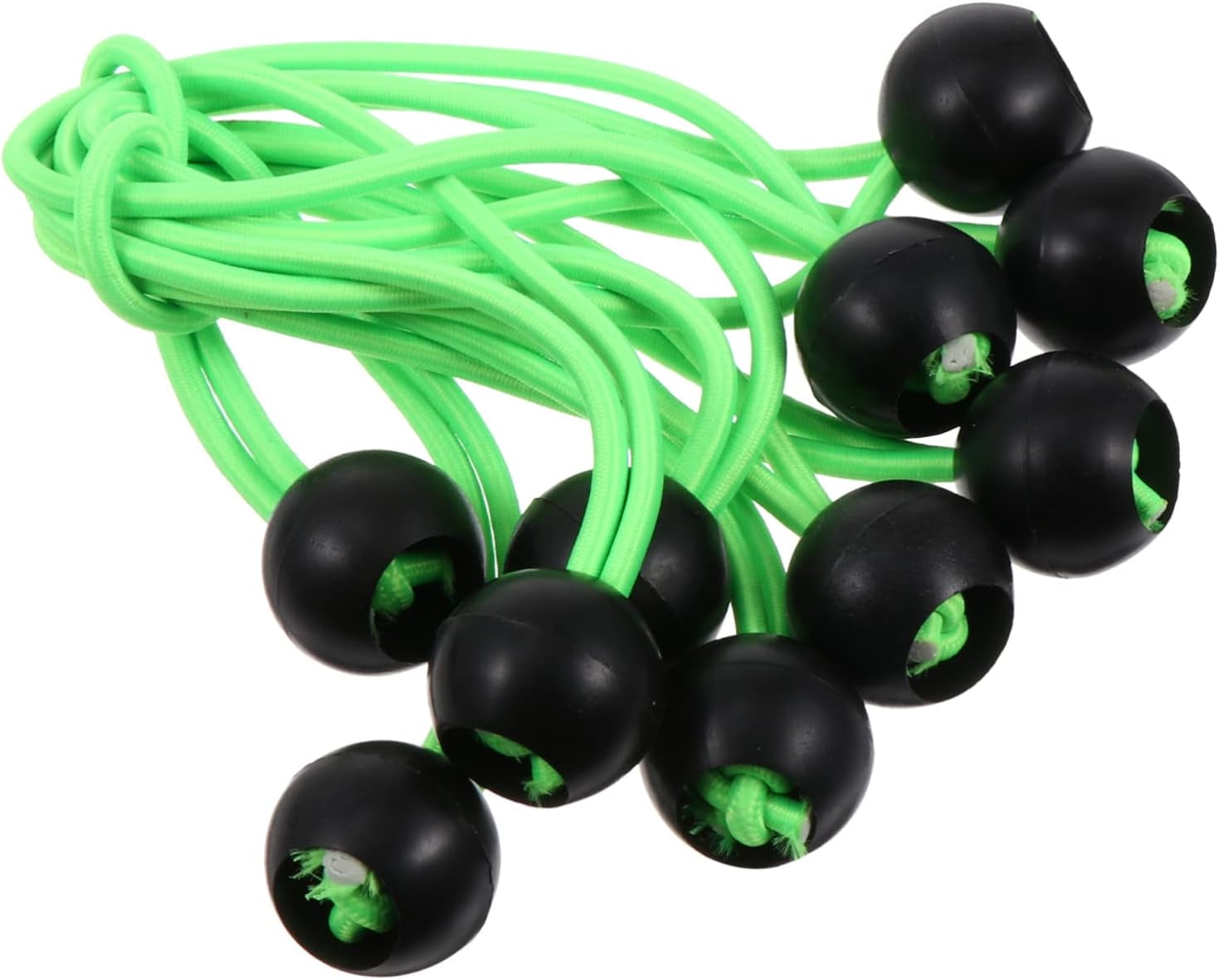 10pcs Tent Bungee Cord Tent Heavy Duty Tarp Tents for Camping Black ...