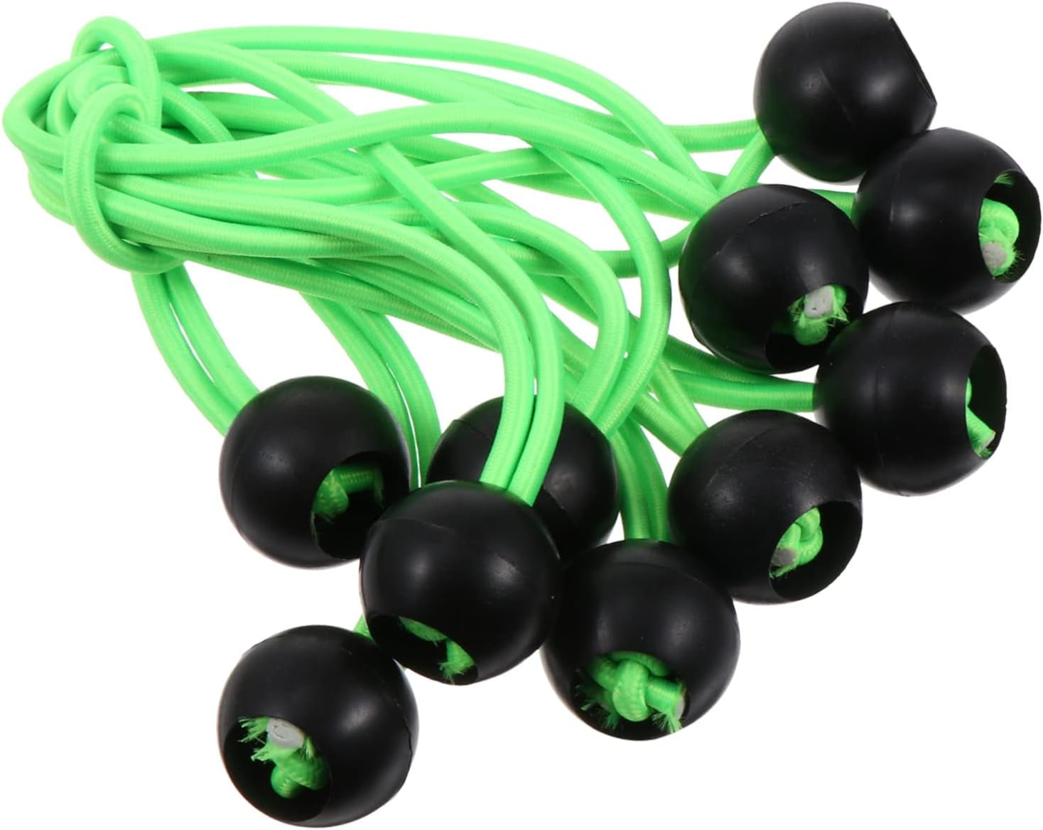 10pcs Tent Bungee Cord Tarp Tent Tents for Camping Black Tarp Bungee ...