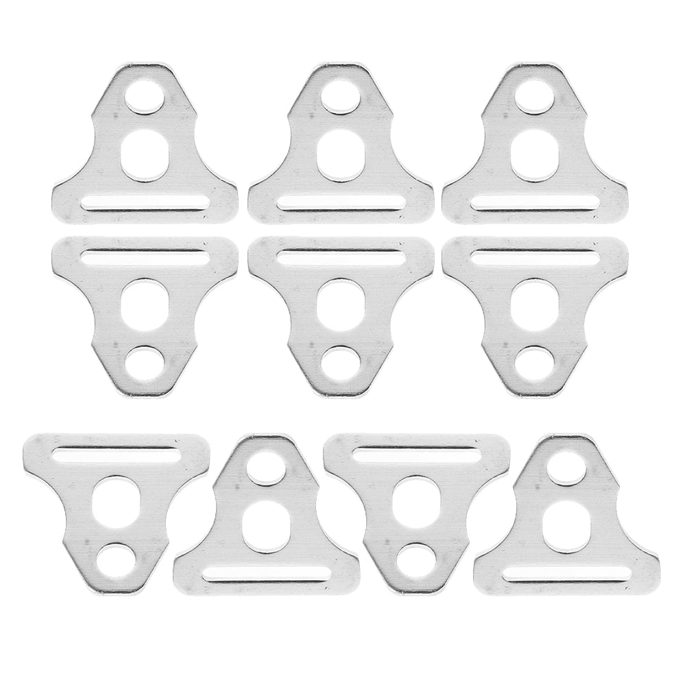 Lightweight Triangle Metal Buckles for Tent Ropes 10pcs Windproof and ...