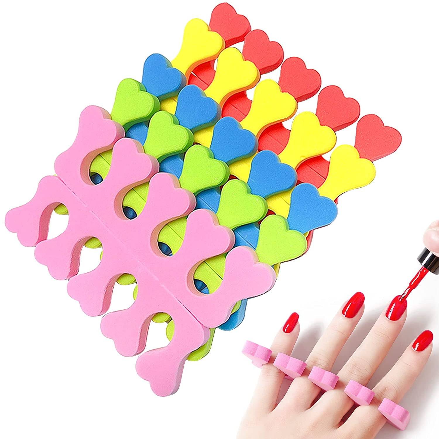 10pcs Toe Separators Finger Separators for Pedicure, Soft Sponge Toe ...