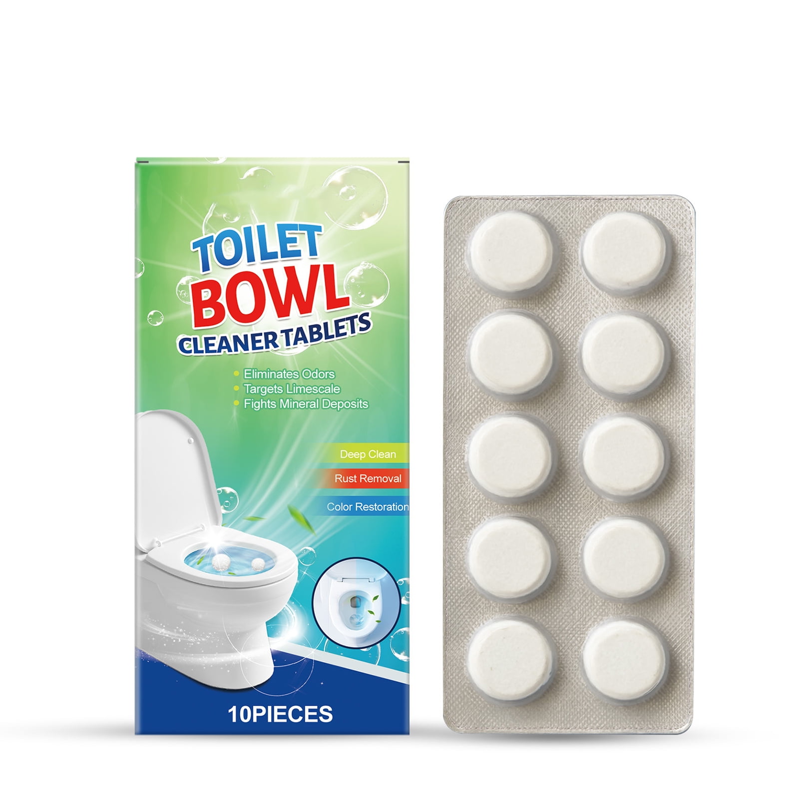 10pcs Toilet Bowl Cleaner Powerful Stain Removers Deodorizer For ...