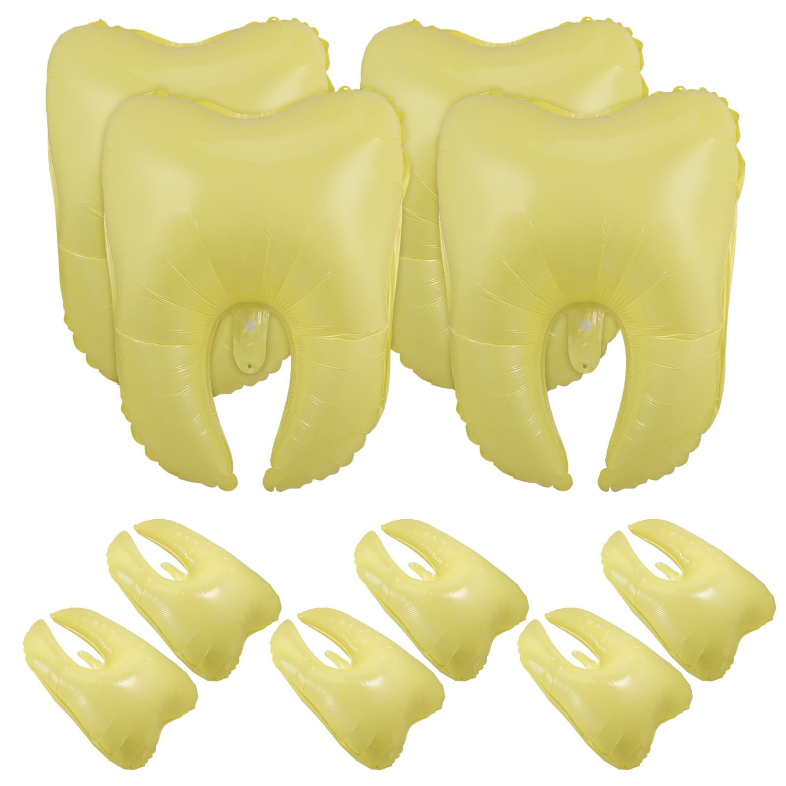 10pcs Tooth-Themed Party Balloons White Tooth Balloons Tooth Birthday ...