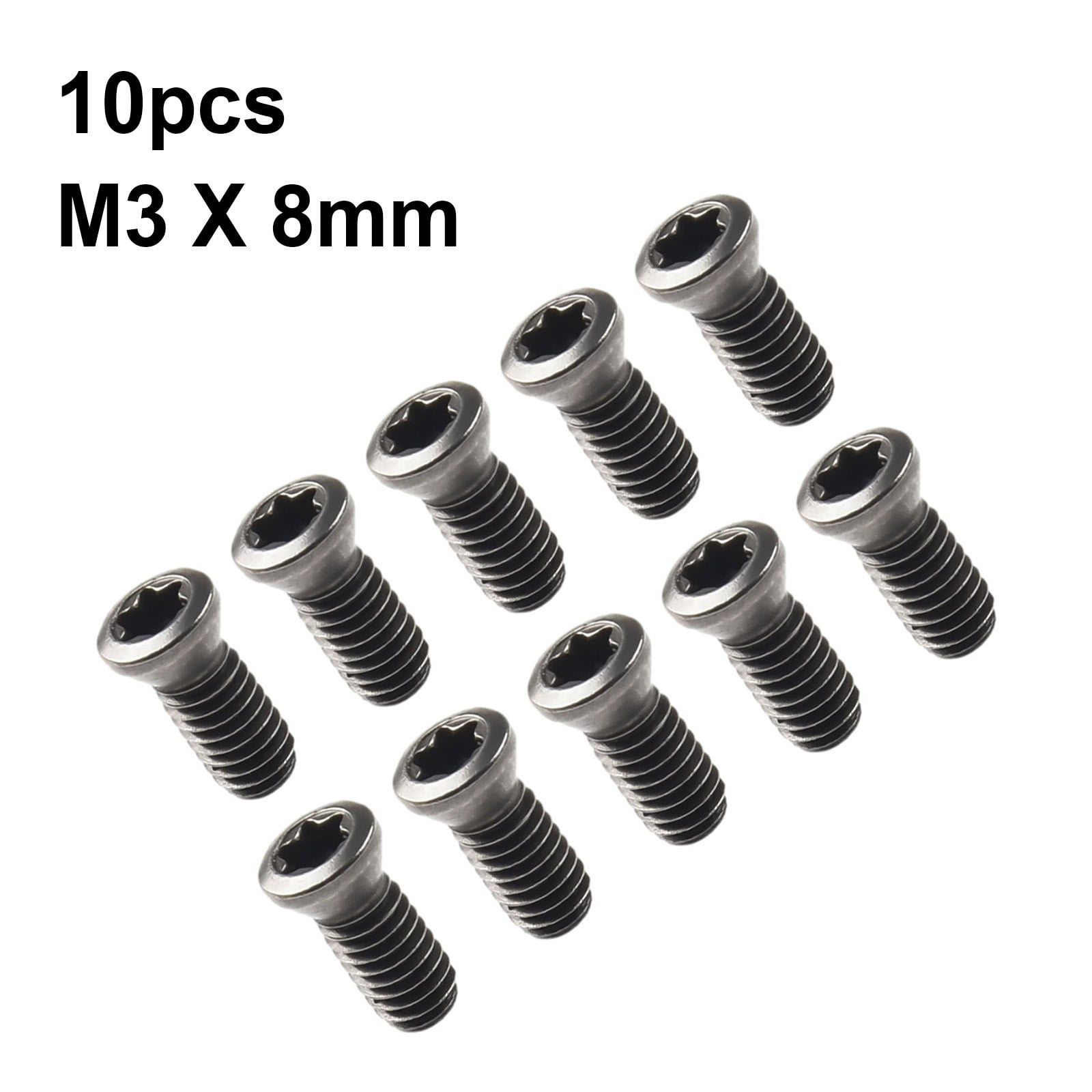 10pcs Torx Screws For Lathe Tools With Carbide Inserts M2 M2.5 M3 M3.5 M5 Replacement Household ...