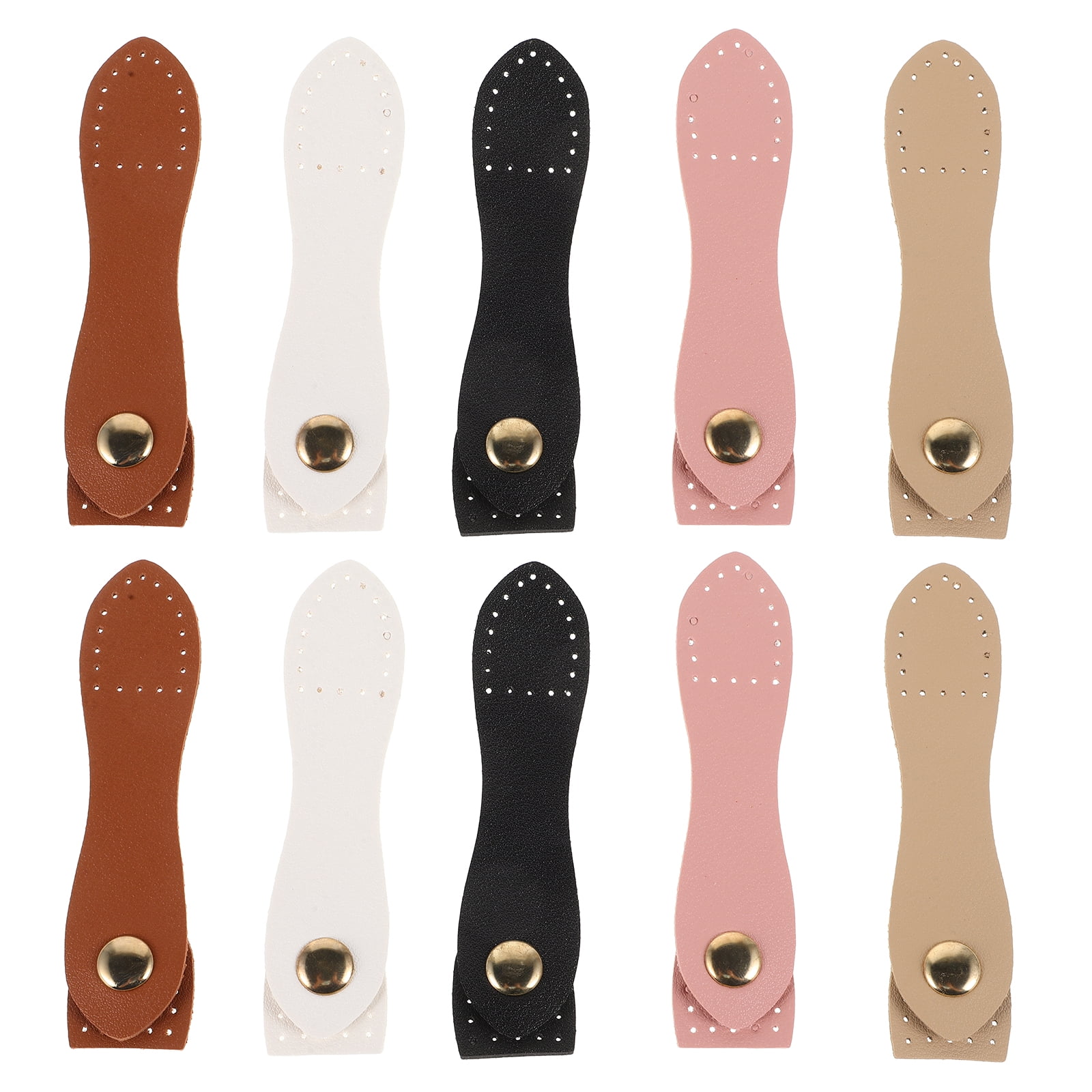 10pcs Tote Bag Snap Buckle Pu Tab Closure Shoulder Straps Snap Buckle ...