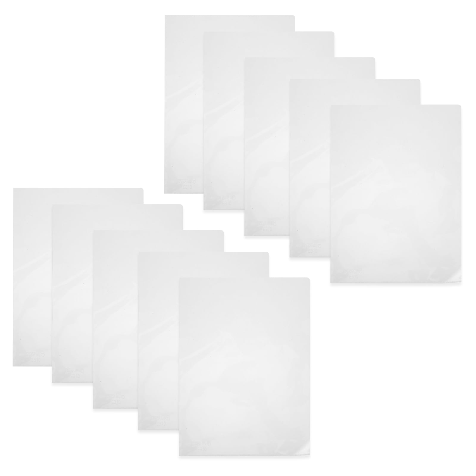 10pcs Transparent A4 L-type File Folder Clear Document Folder Multi ...