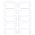10pcs Transparent Septum Rings Retainers U-Shaped Piercing Hider ...