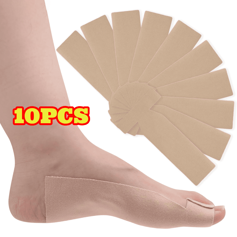 10pcs Turf Toe T - Straps, Moleskin Splints for Big Toe Injuries ...