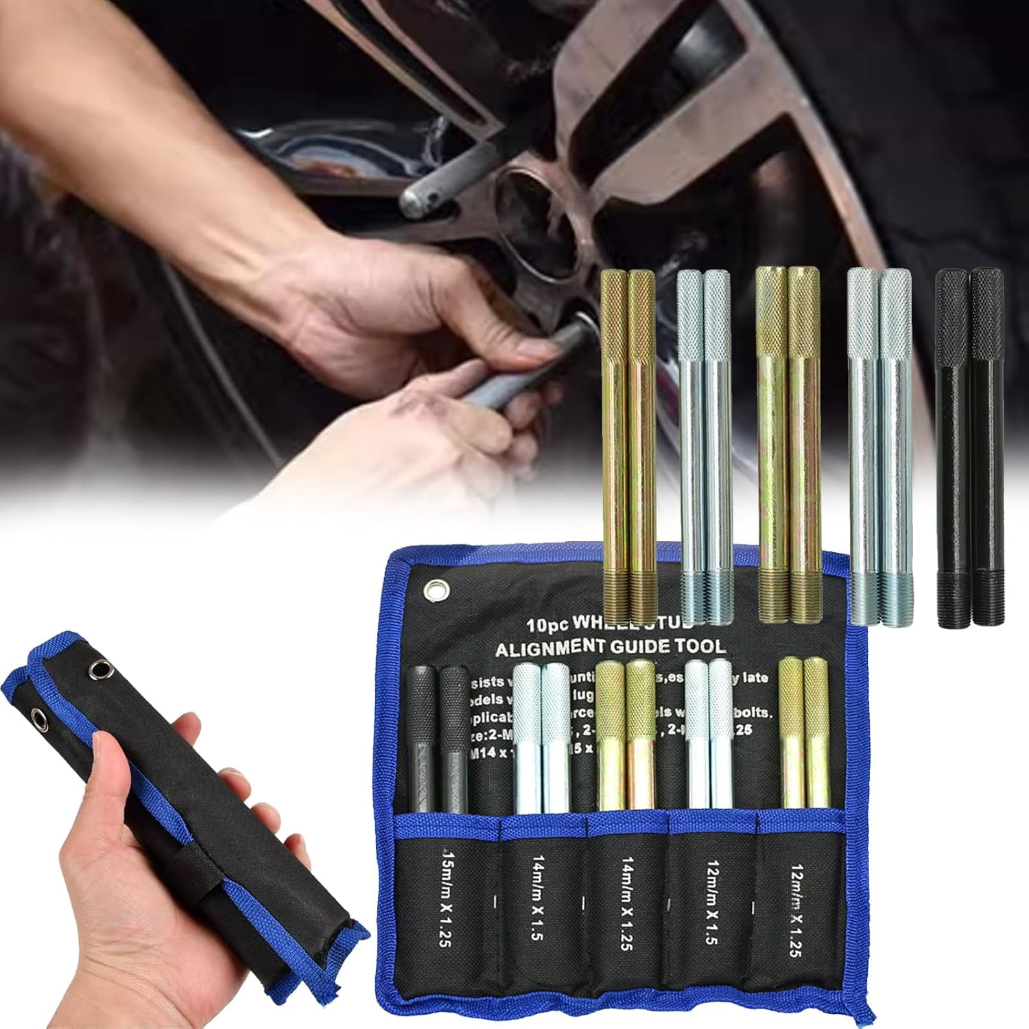 10pcs Tyre Mounting Aid,Wheel Assembly Aid, Stainless Steel Wheel ...