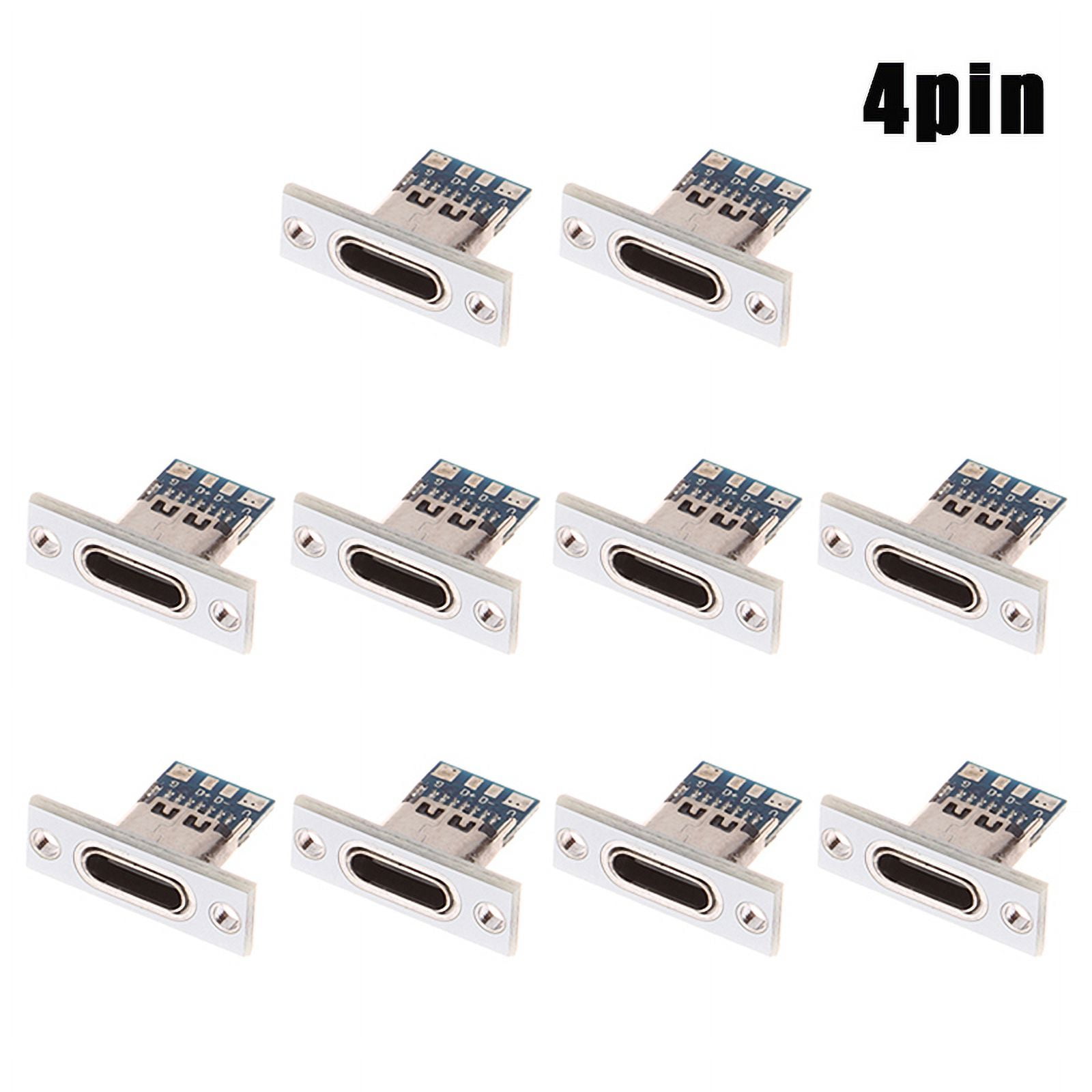 10pcs USB 3.1 Type C Socket Fixing Plate Type-C USB Jack 3.1 Type-C ...
