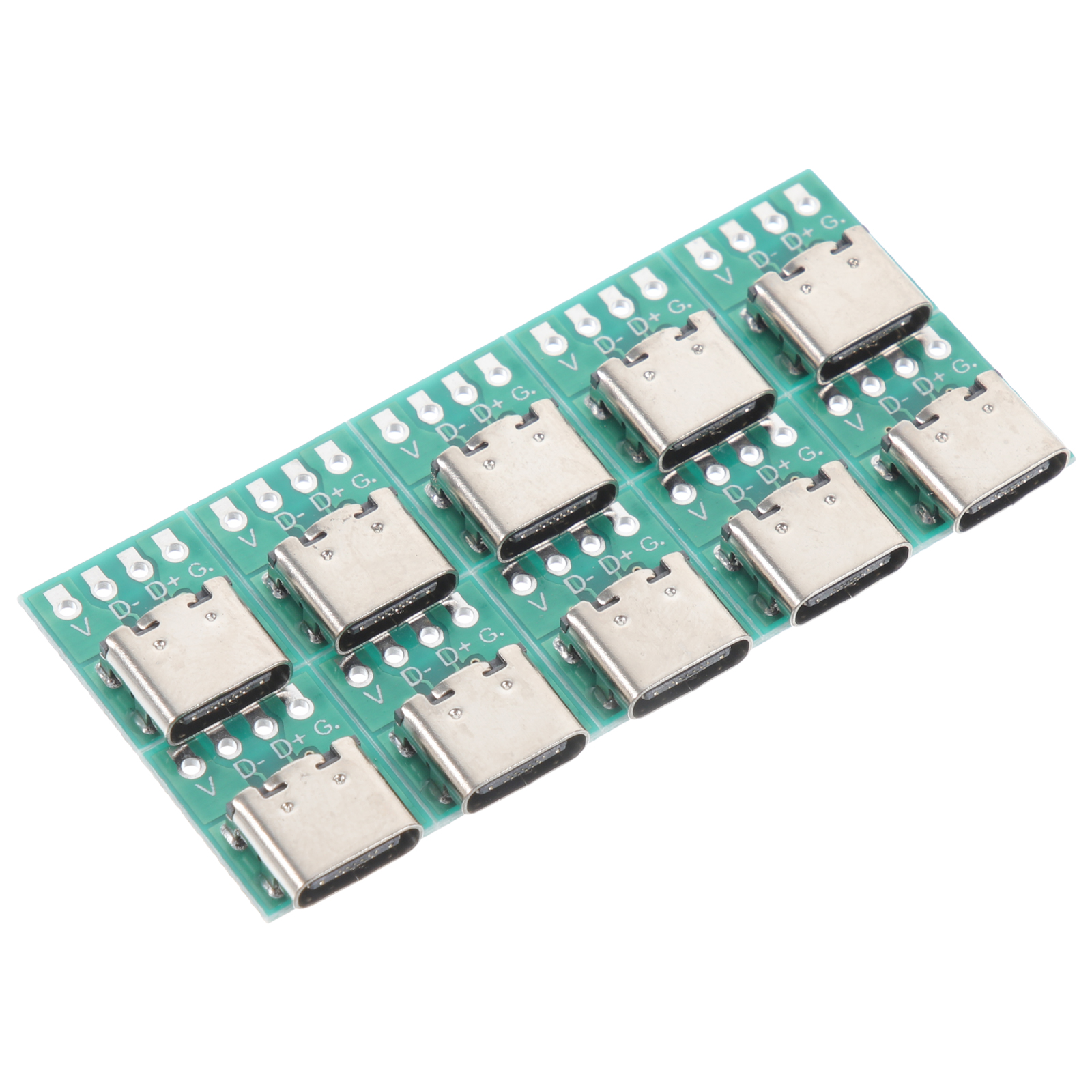 10pcs USB C Connector Board Diy 3.1 USB Type-c Female Connector ...