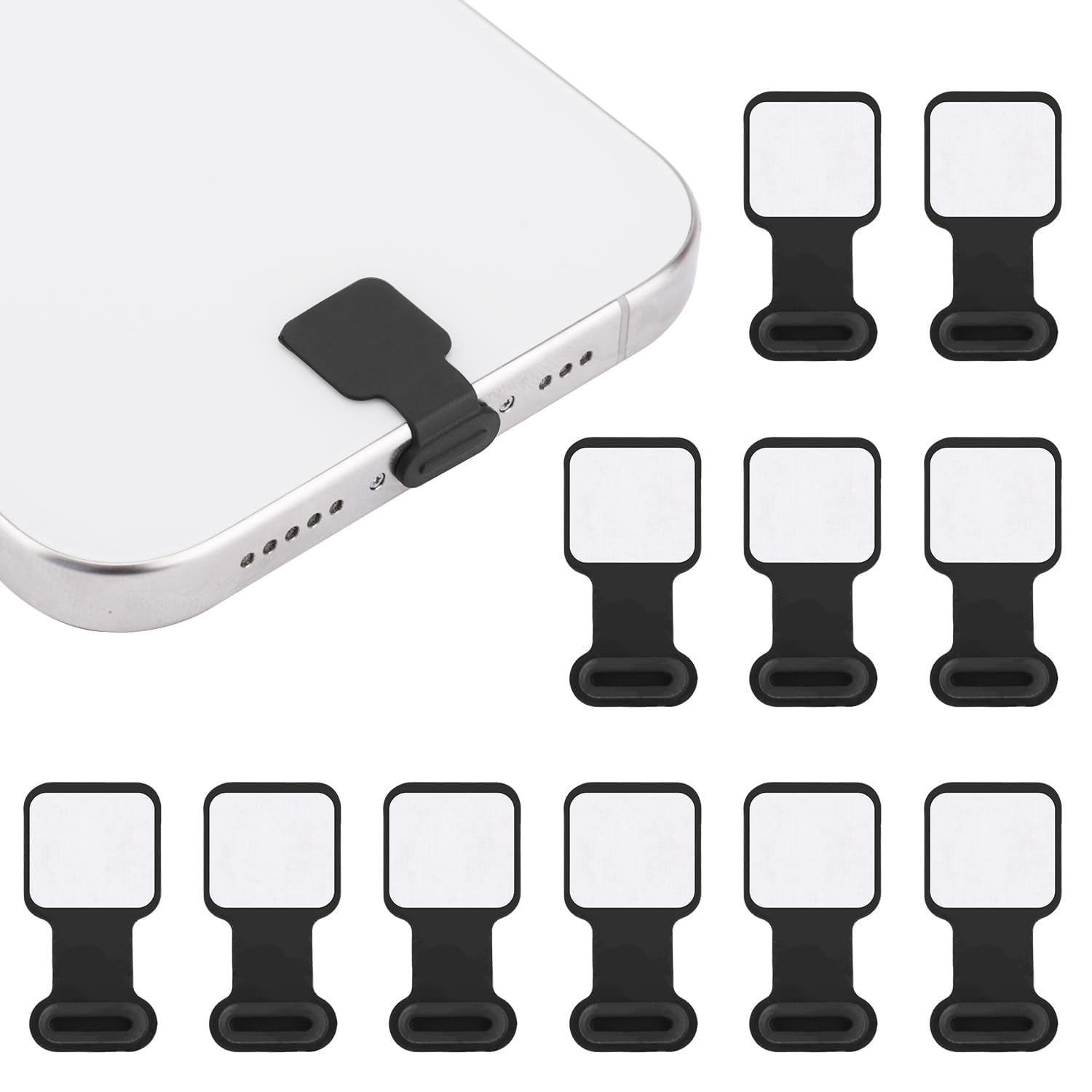 10pcs USB C Dust Plug, Silicone Type C Charging Port Protector USB C ...